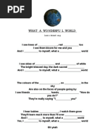 What a Wonderful World Lyrics | PDF