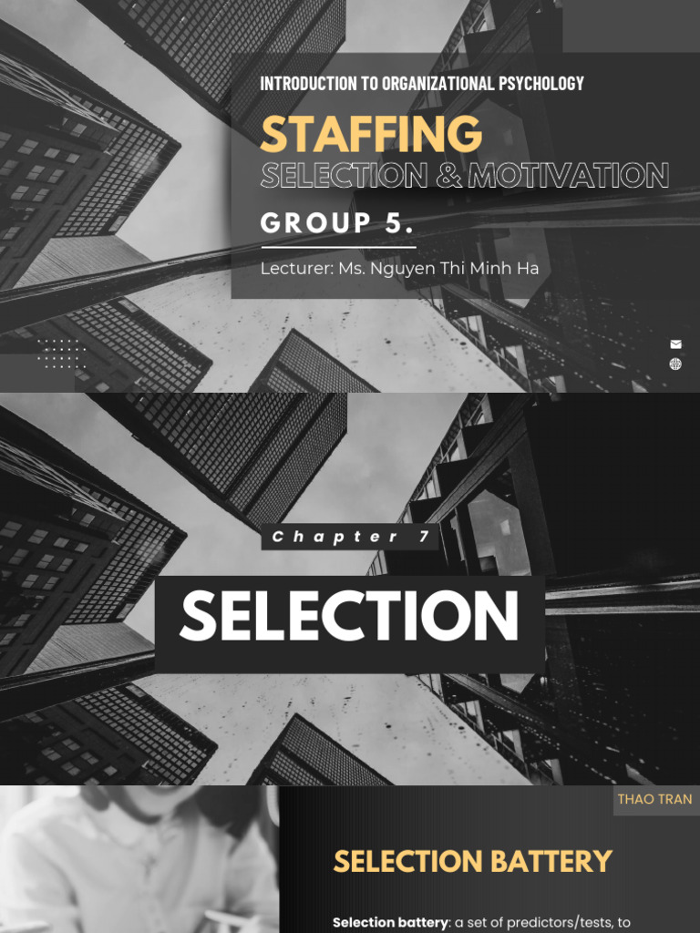 Iop - Group 5 Presentation - Topic 5 Staffing | PDF | Recruitment | Incentive