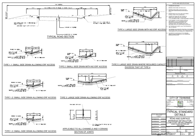 STD017 Sh2of4 | PDF | Storm Drain | Civil Engineering