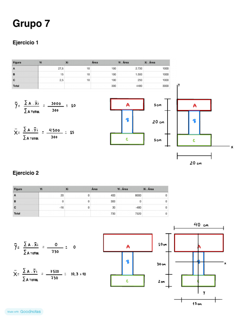 Ejercicios de Matemáticas Grupo 7 | PDF