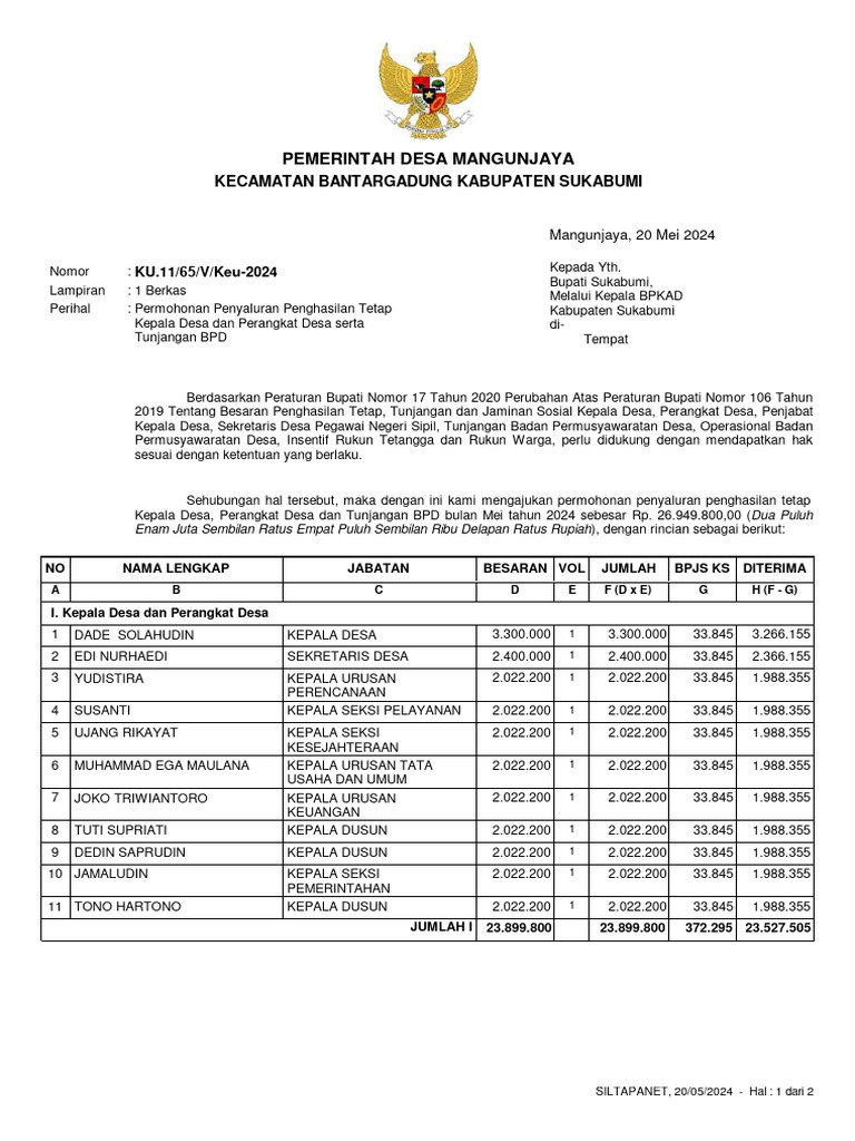 Crystal Reports - Permohonan SILTAP Mei 2024 | PDF