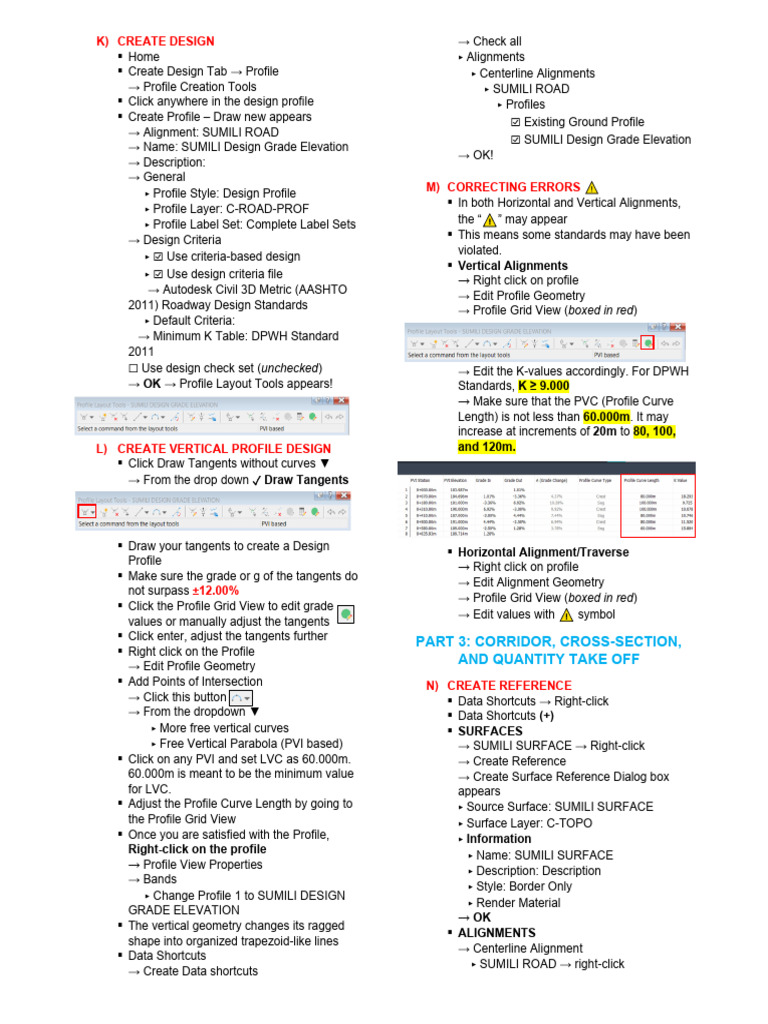 Highway Road Design With Superelevation Part 7 | PDF | Geometry