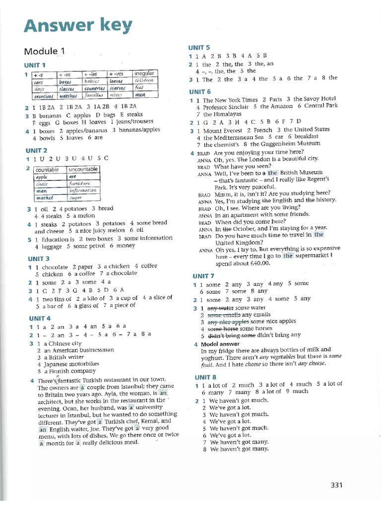 A1 A2 With Key | PDF