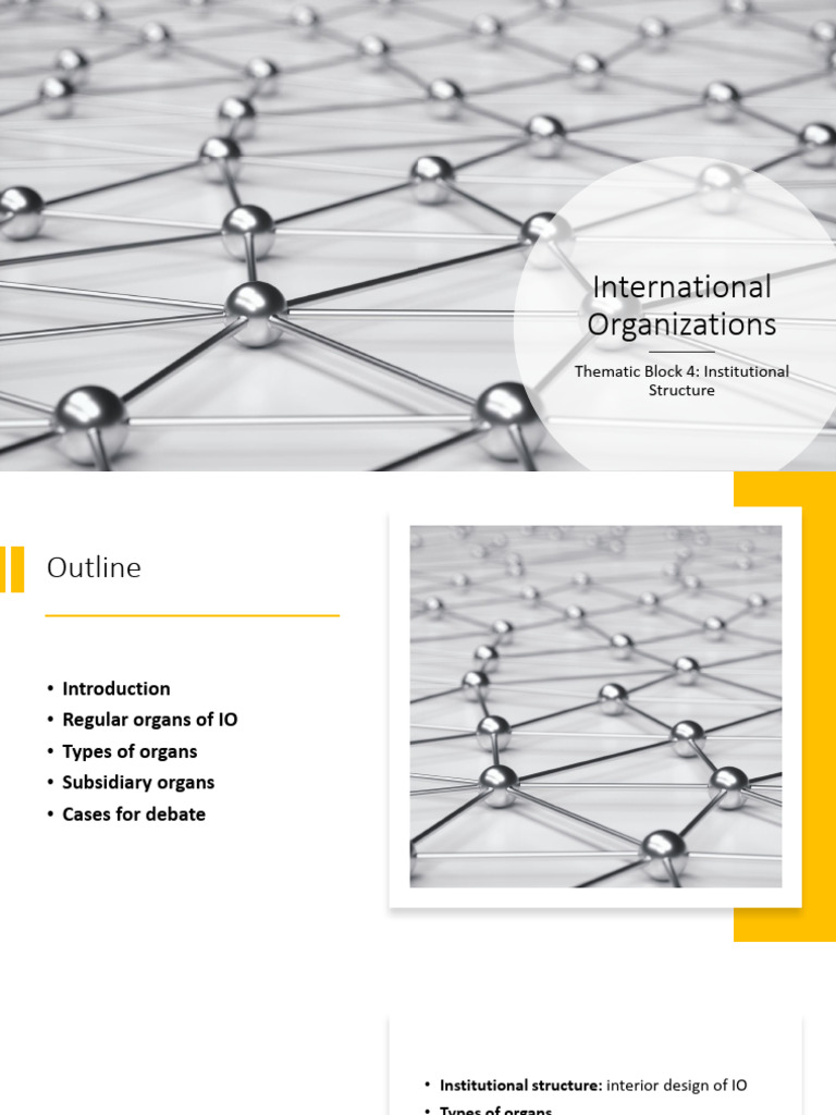 Block 4 - Institutional Structure | PDF | United Nations | International Relations