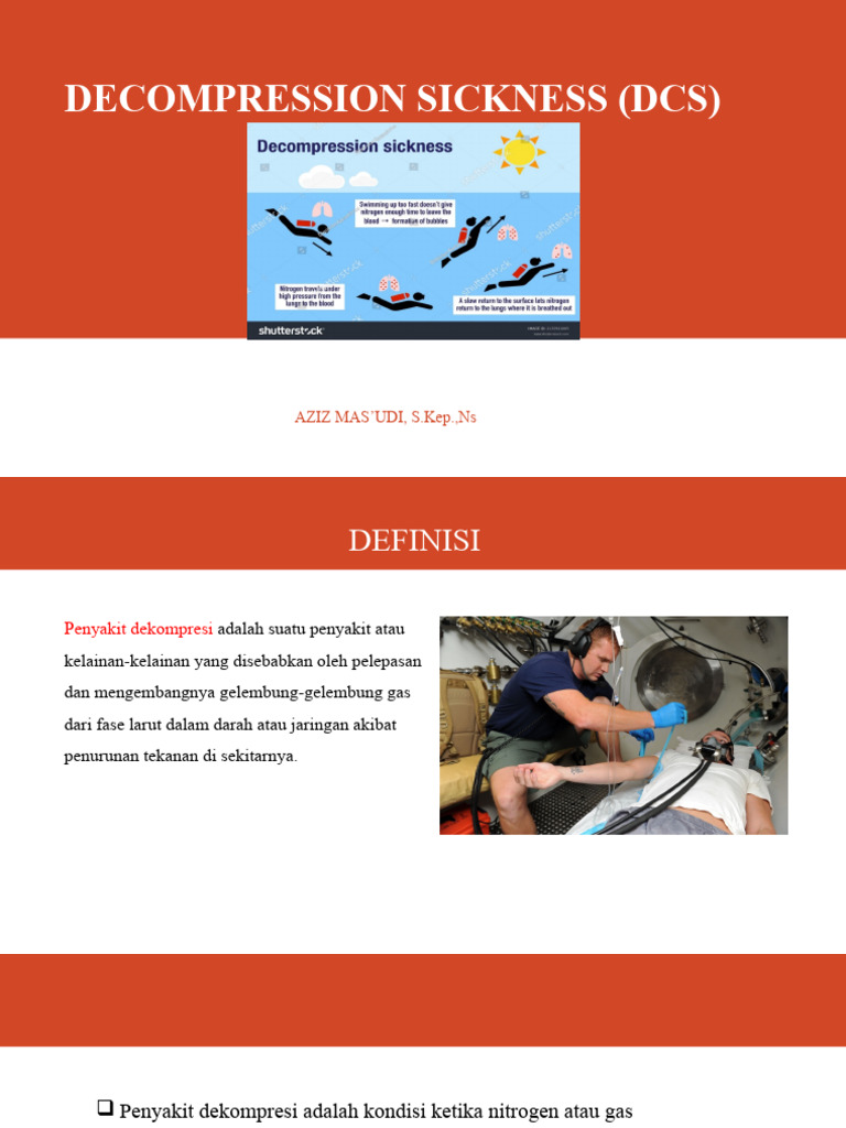 Decompression Sickness (DCS) PPT Aziz | PDF | Sains & Matematika