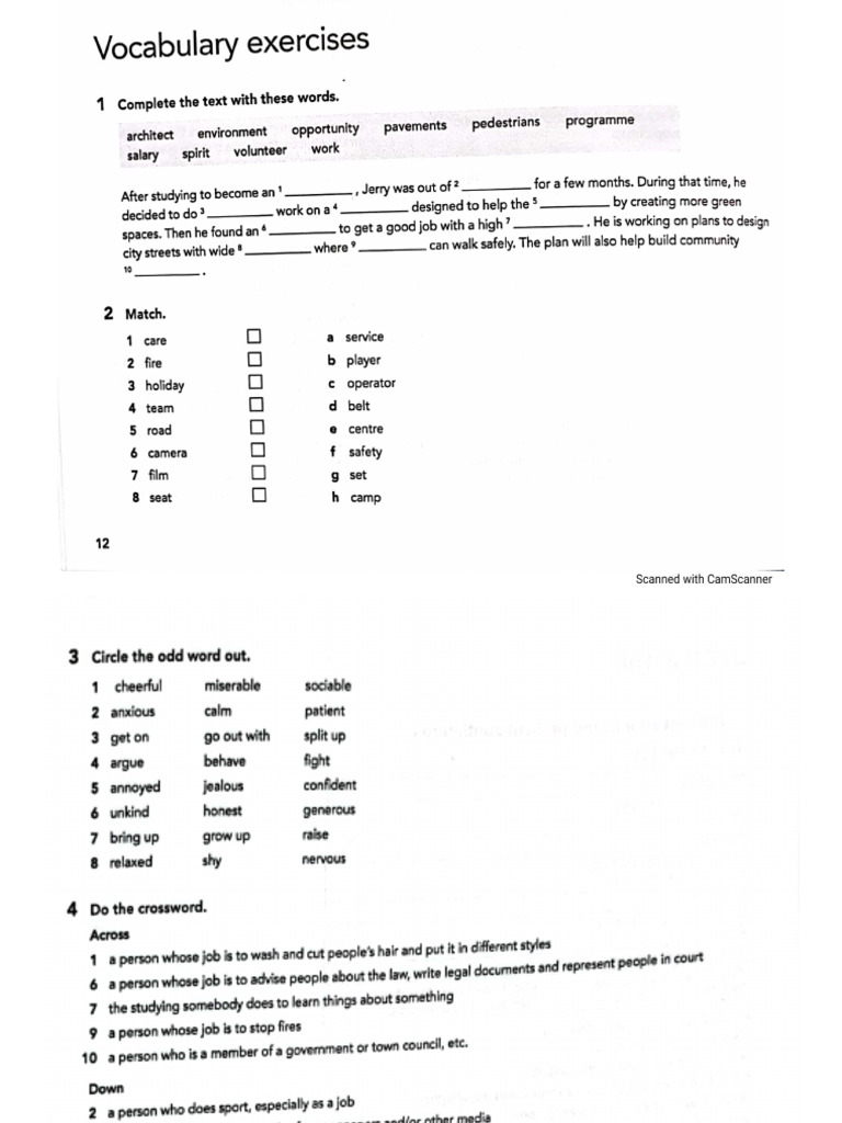 unit 1 exercises from companion_New close up B1 | PDF