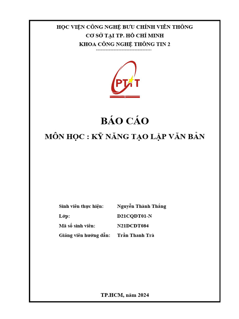 Tieu Luan_Mon Ky Nang Tao Lap VB | PDF Tieu Luan_Mon Ky Nang Tao Lap VB | PDF