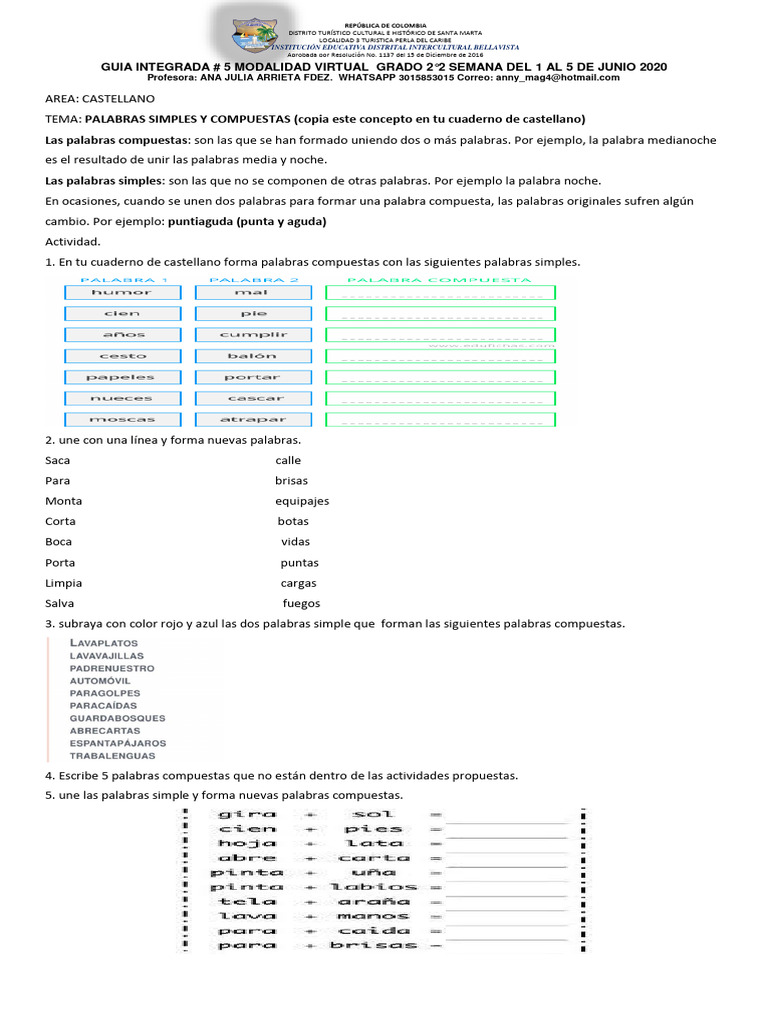 Guia # 18 Noviembre | PDF