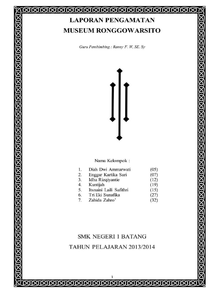 laporan-kunjungan-museum-ronggowarsito-1-2048 | PDF