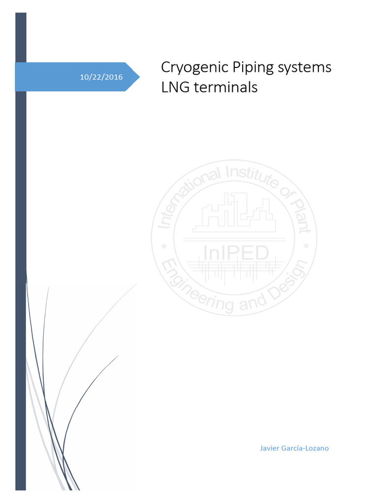 Handouts - Cryogenic Piping systems-LNG Terminals | PDF | Liquefied ...