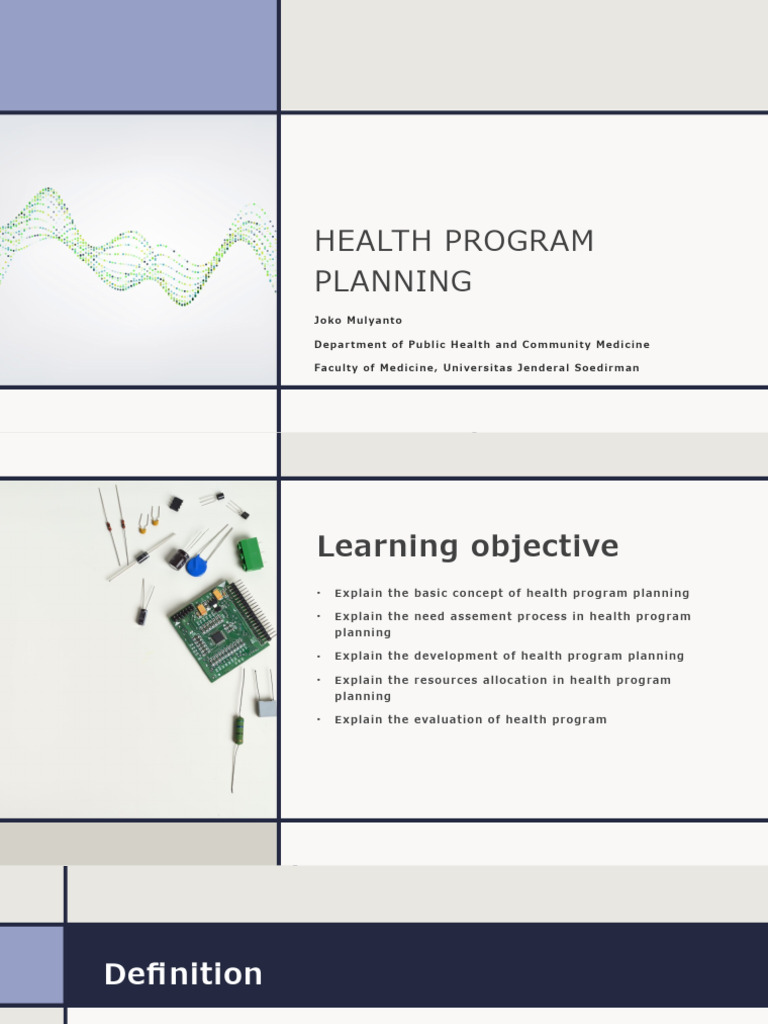 Health Program Planning | PDF | Goal | Monitoring And Evaluation