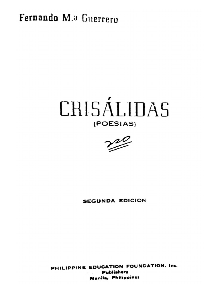 Crisalidas Poesias | PDF
