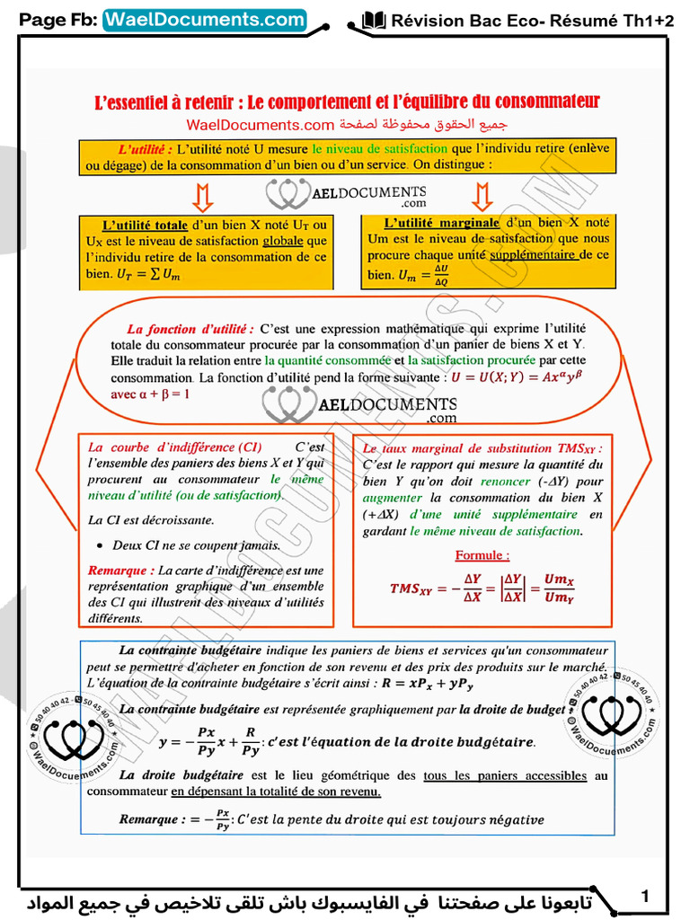 Révision Économie Thème 1 Et 2 - WaelDocuments | PDF