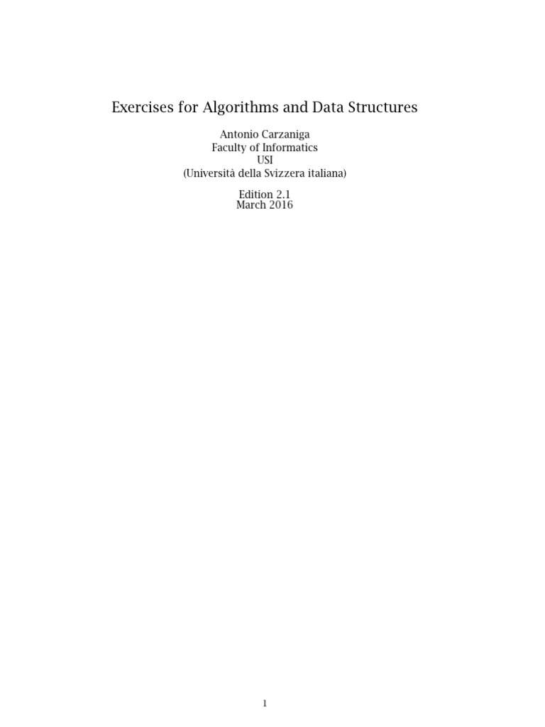 Exercises | Download Free PDF | Computational Complexity Theory | Applied Mathematics