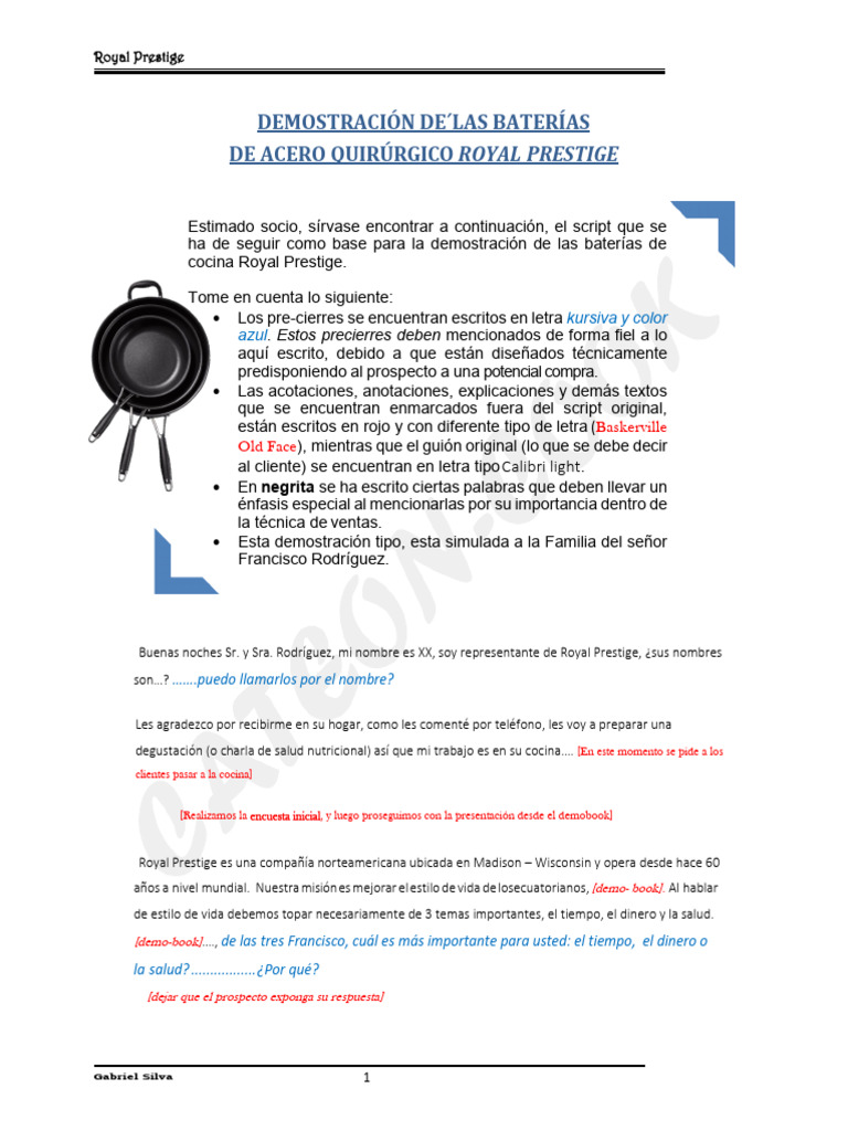 SCRIPT BASICO 2022 rv6 | PDF | Alimentos | Bicarbonato de sodio