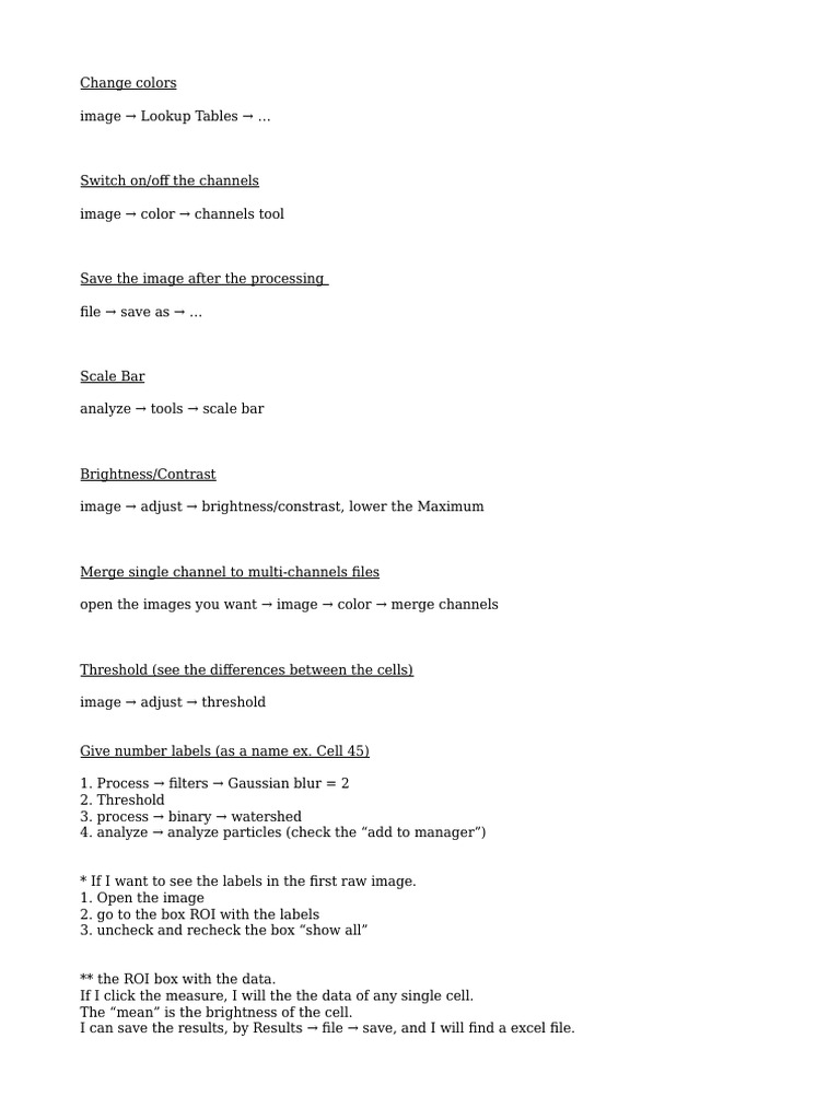 Fiji Pdf Image Segmentation Computer Vision