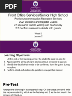 Reception SOP | PDF | Credit Card | Payments