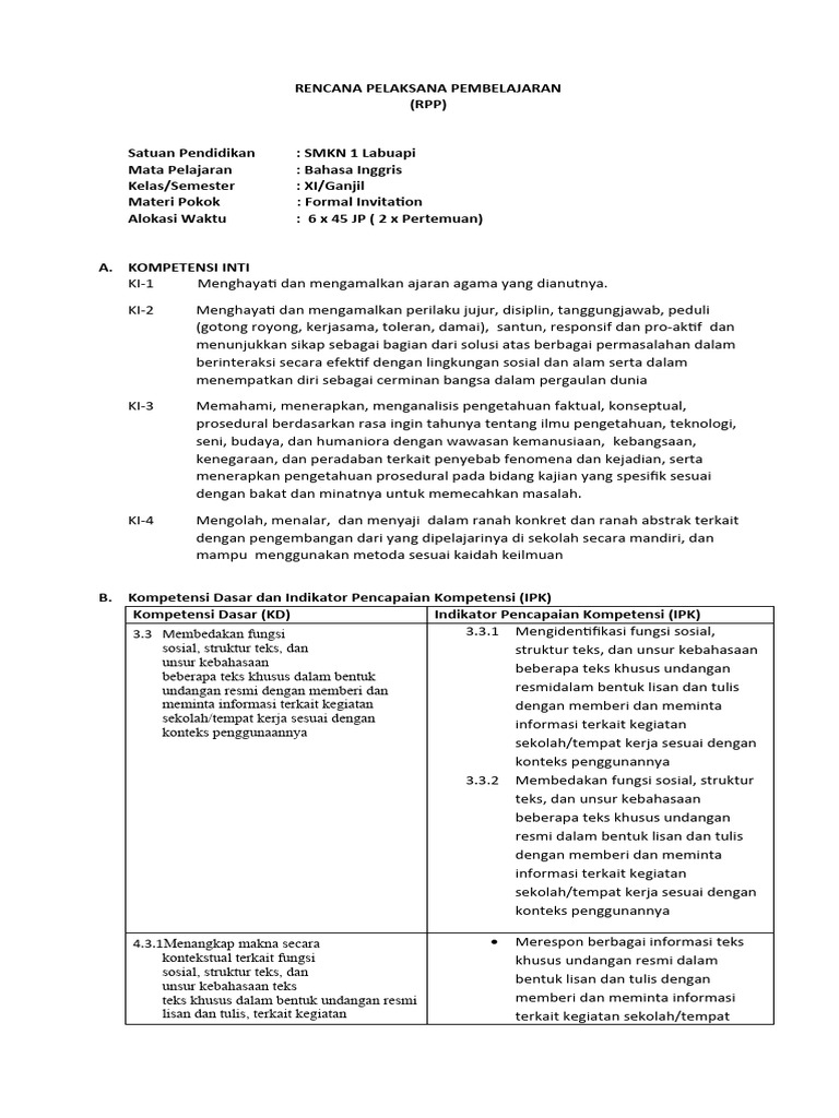 Tugas Akhir RPP - I Made Sujana - Winda Sari F | PDF
