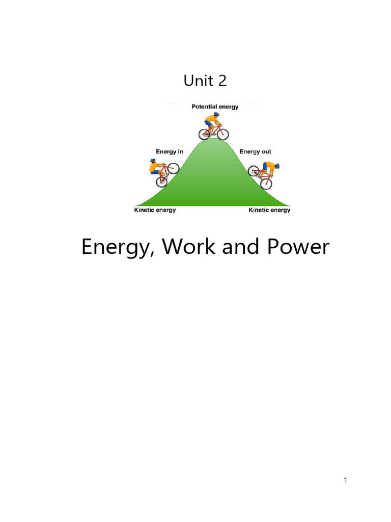 High School Physics: Energy Basics | PDF | Potential Energy | Force