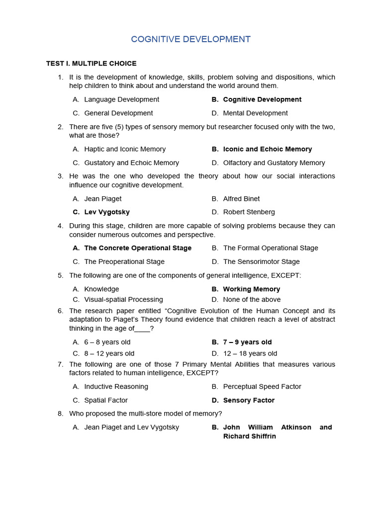 COGNITIVE-DEVELOPMENT Map | Download Free PDF | Intelligence ...