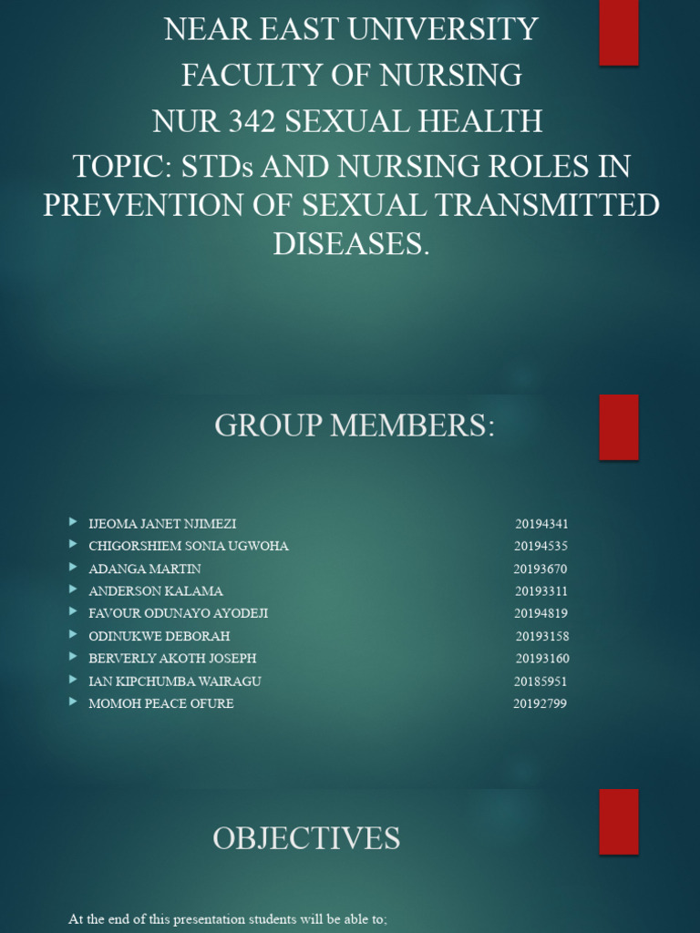 Nursing Roles in STD Prevention | PDF | Hepatitis B | Hiv/Aids
