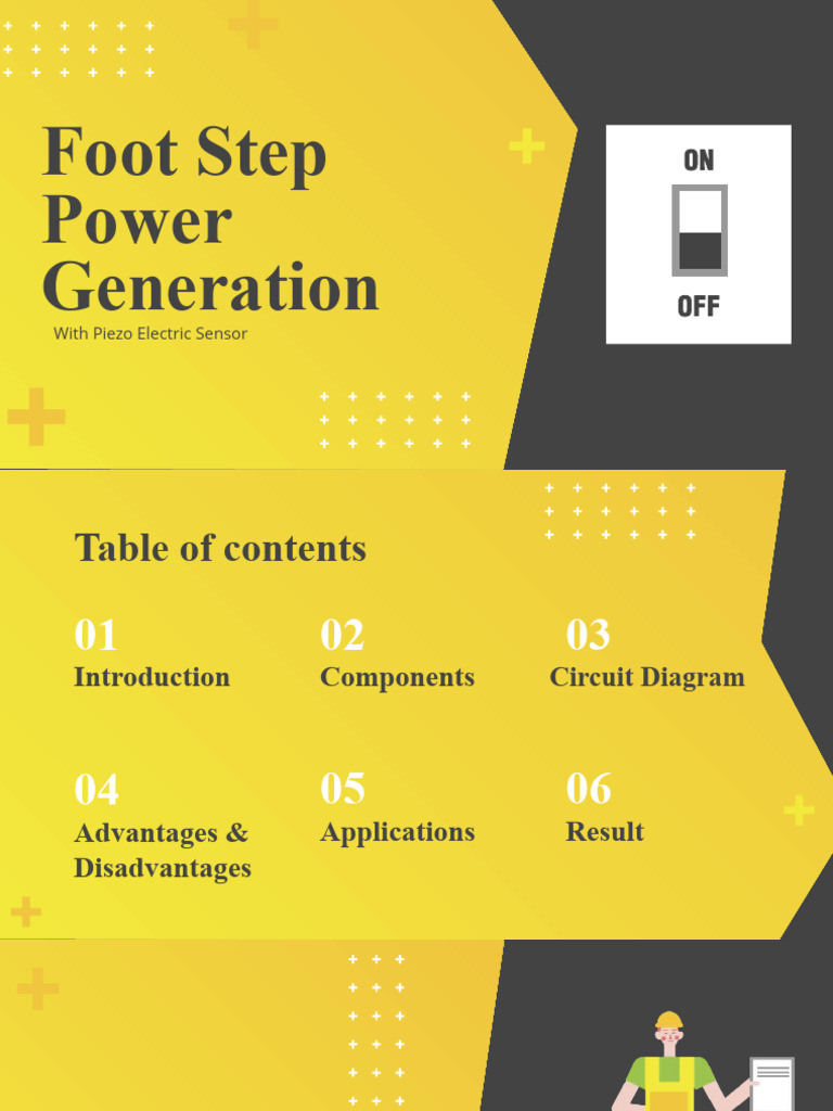 FootStep Power Generation | PDF | Lithium Ion Battery | Rechargeable ...