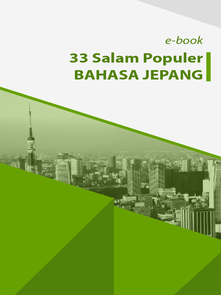 33 Salam Populer Bahasa Jepang | PDF
