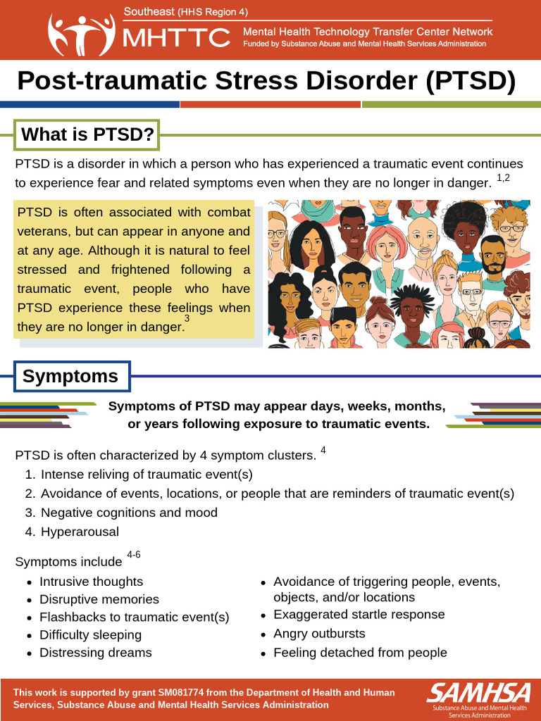PTSD Infographic June 2021 | PDF | Psychological Trauma | Diseases And ...