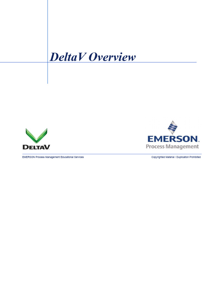 1 - DeltaV Overview | PDF | Computer Network | Ethernet