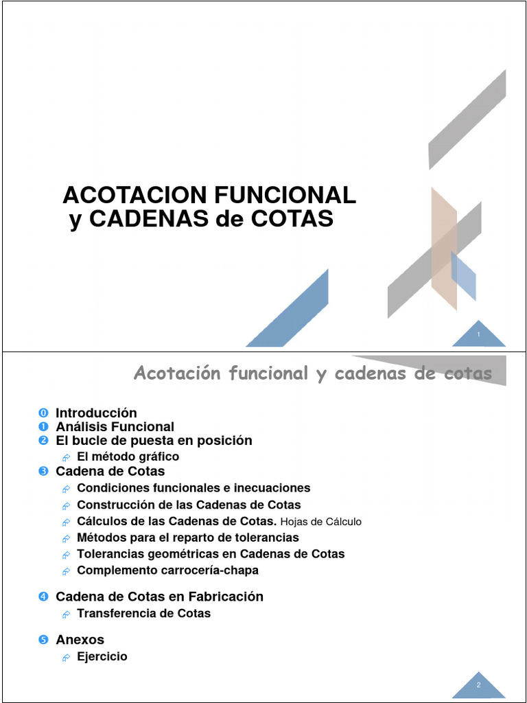 Acotacion Funcional y Cadenas de Cotas 5 | PDF