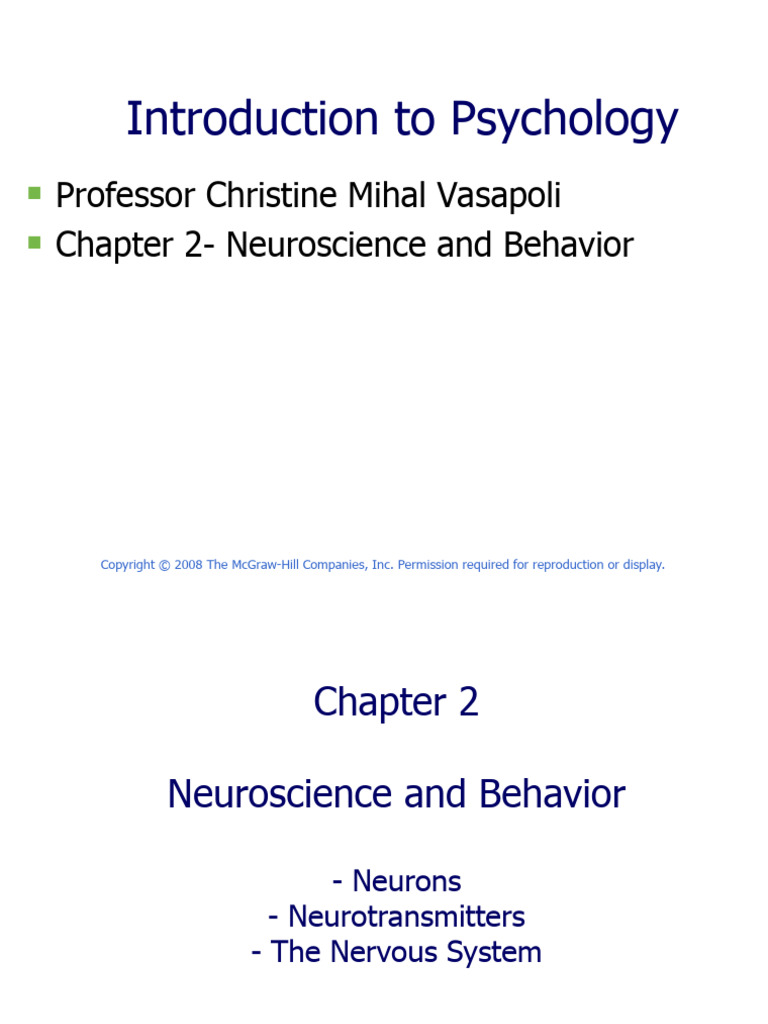 Chapter 2 | PDF | Neuron | Nervous System
