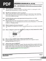 Study Material, Class - 9, Physics, CH-6, PDF | PDF | Buoyancy | Density