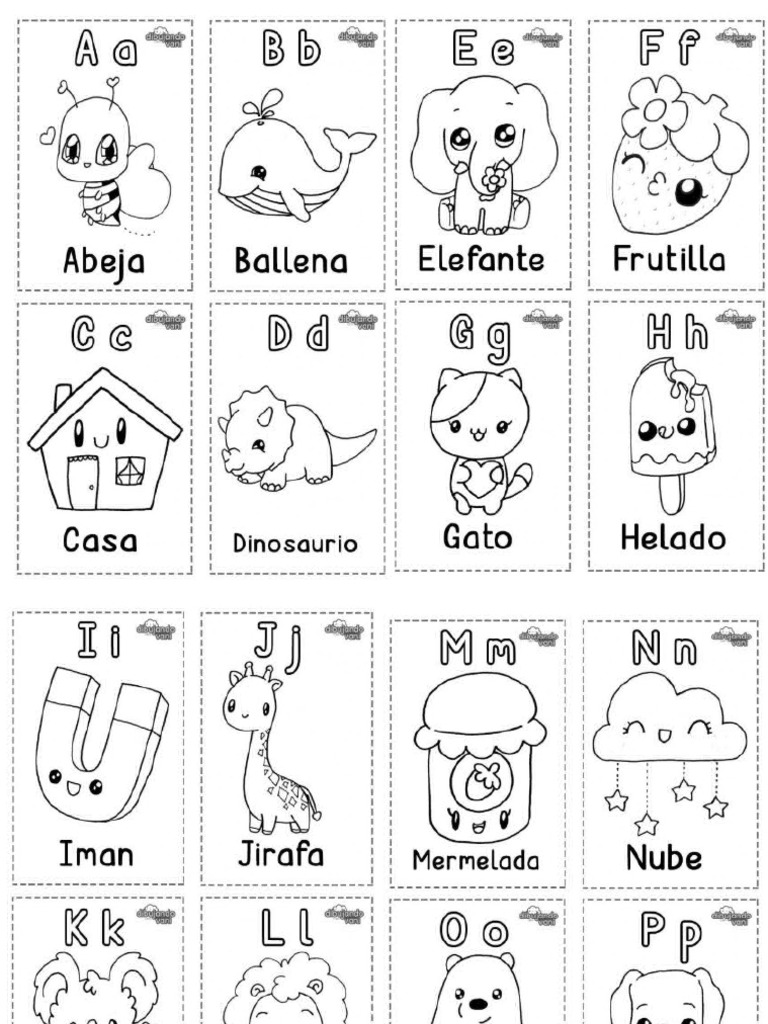 Abecedario Sin Color | PDF