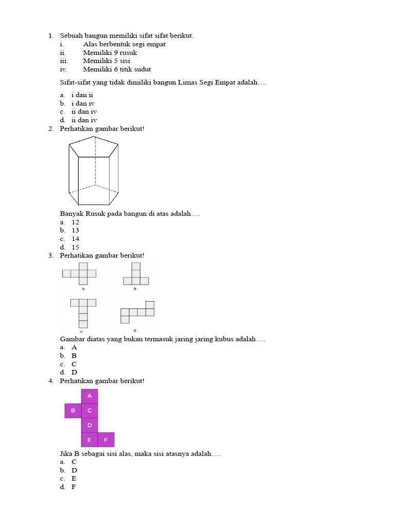 Soal Matematika Kelas 6 | PDF | Metode & Bahan Ajar