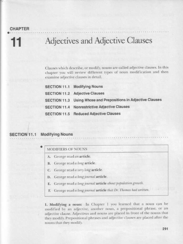 CH 11 - Functions of English Grammar | PDF