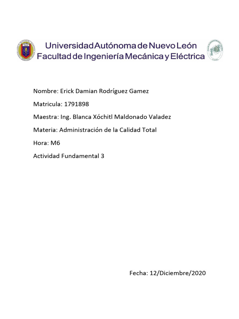 Rodriguez Gamez Grupo 003 Act. Fundamental 3 | PDF | Business