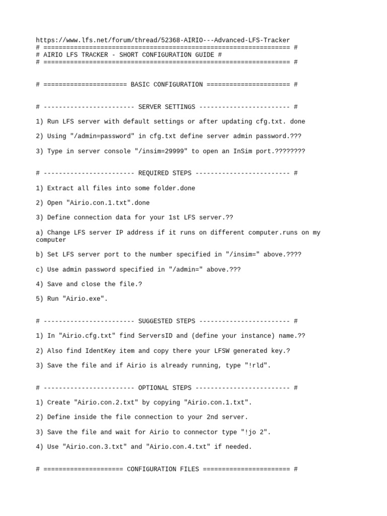 Airio Setup Manual | PDF