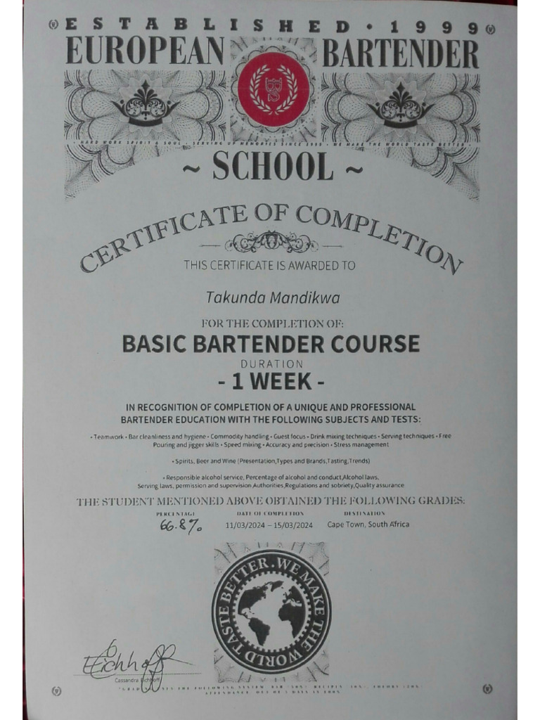 Certificate | PDF