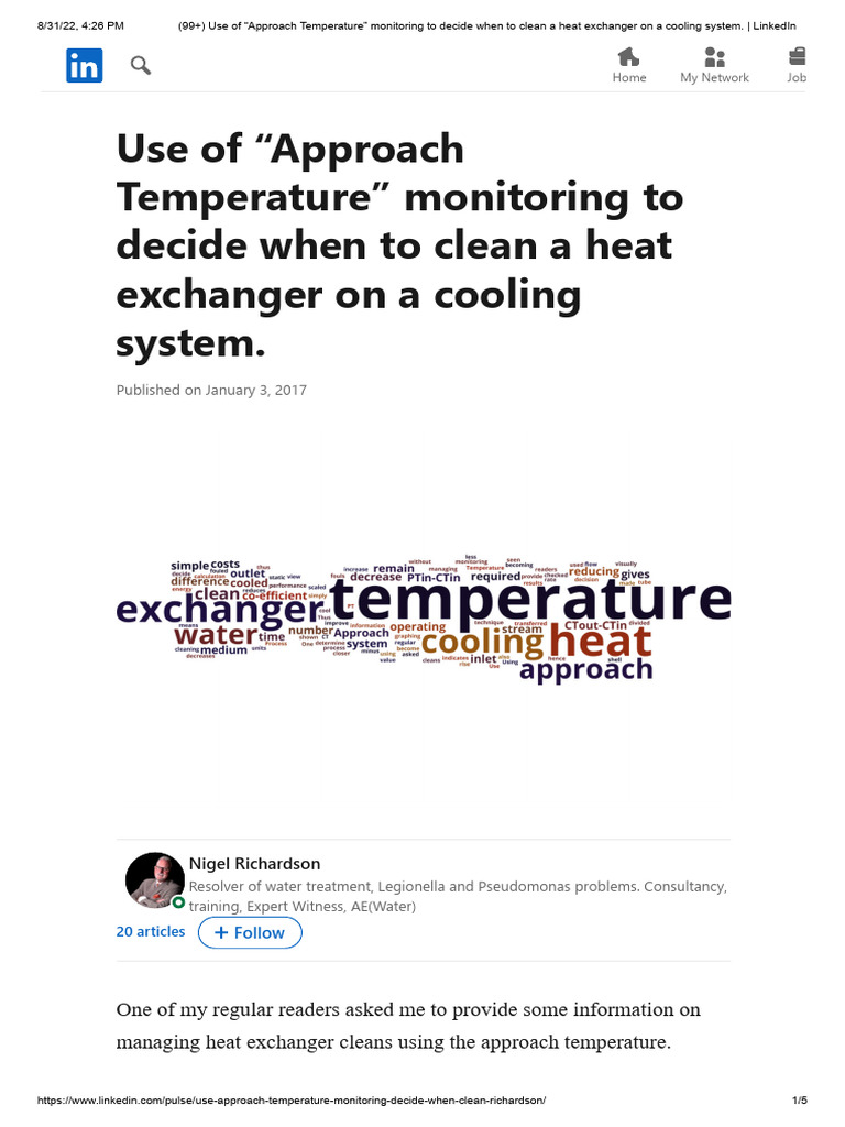 Second Definition of Approach Temperature | Download Free PDF | Heat ...