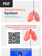 Respiratory System Vocabulary in English | PDF