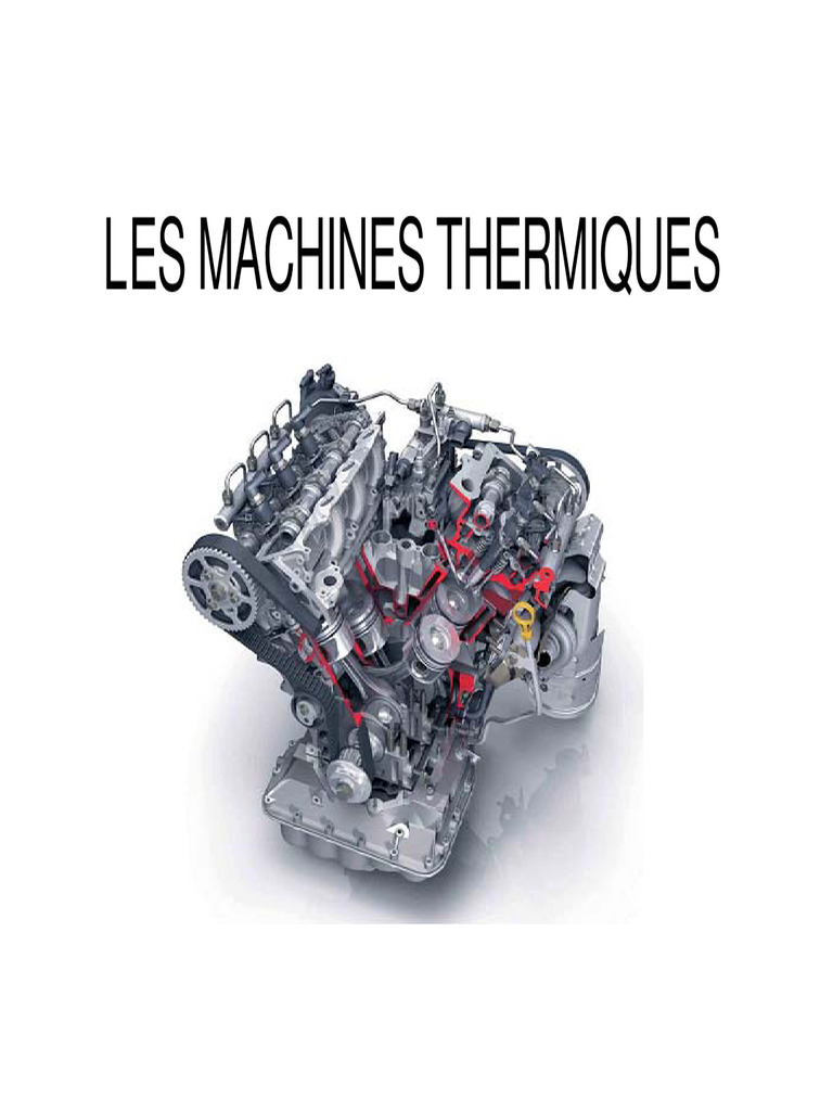 Cours Sur Les MACHINES THERMIQUES | PDF | Turbine à gaz | Cheval-vapeur