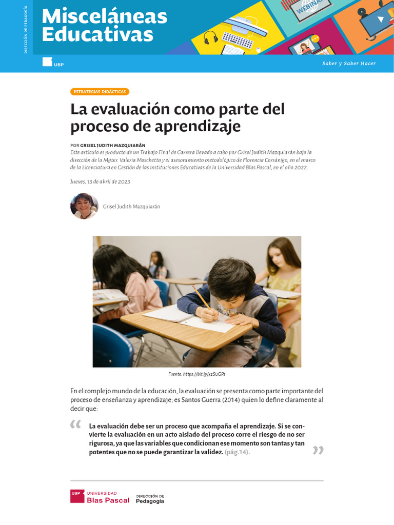 N60 Art2 | PDF | Evaluación | Enseñando