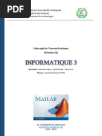 TP Matlab | PDF | Équations | Équation différentielle ordinaire