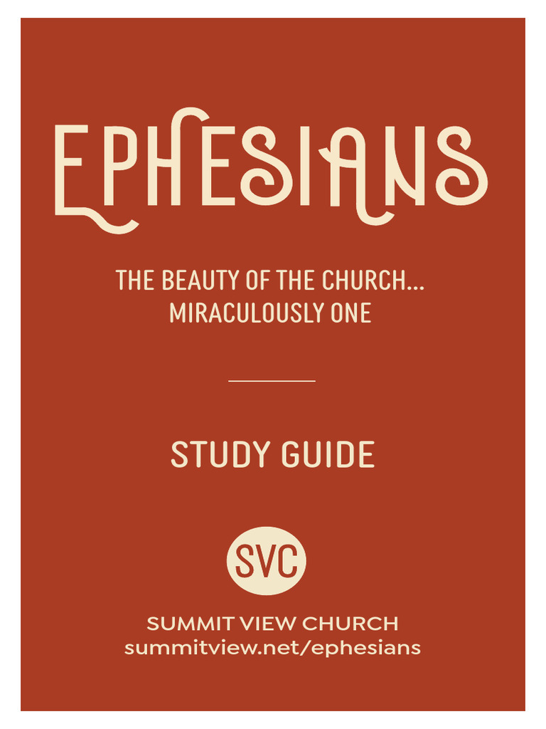 Ephesians Study Guide | PDF | Paul The Apostle | Jesus