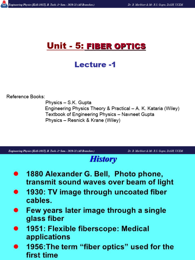 Fiber | PDF | Dispersion (Optics) | Optical Fiber
