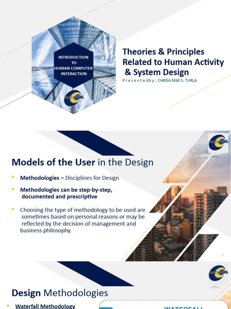 LESSON 4 ITEC 80 - Theories _ Principles Related to Human Activity ...