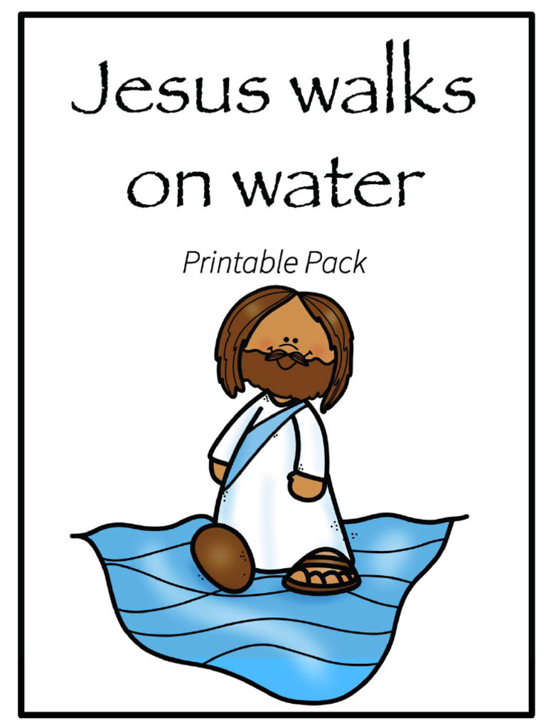 Jesus Walks on Water Printable Pack A | PDF