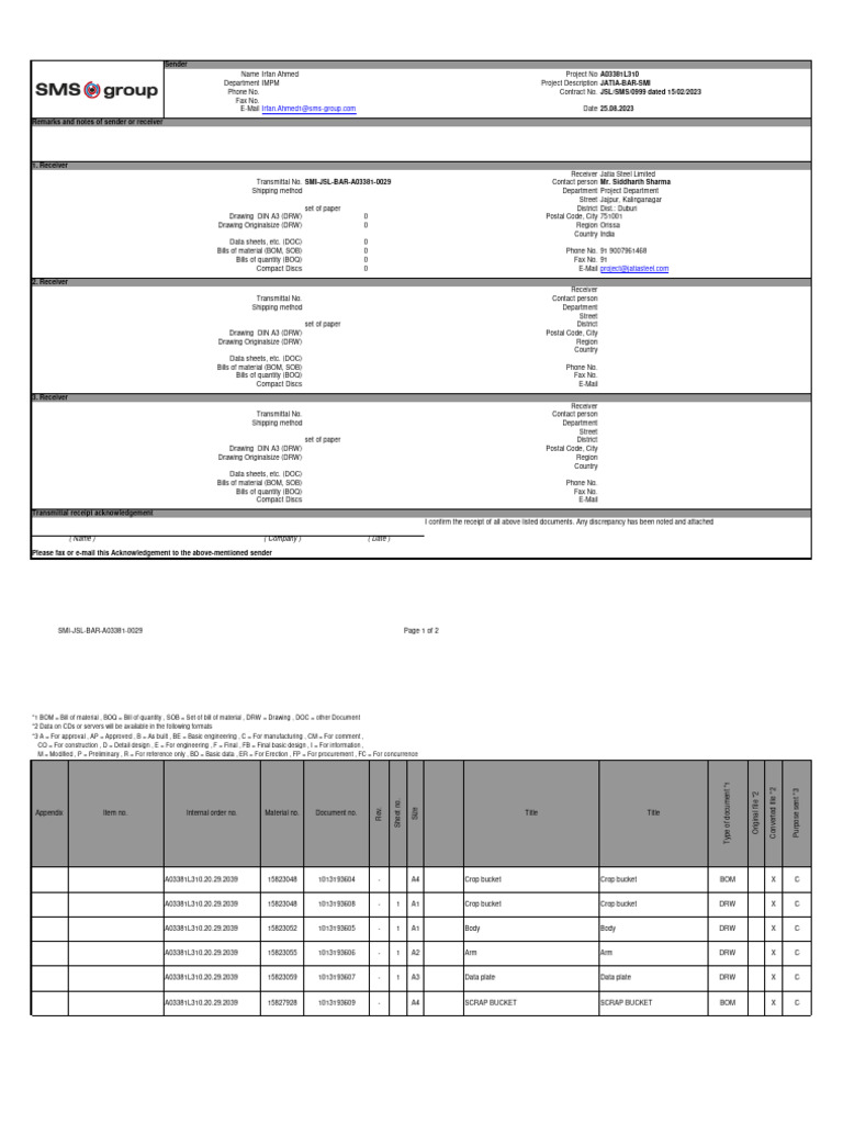 Smi JSL Bar A03381 0029 | PDF
