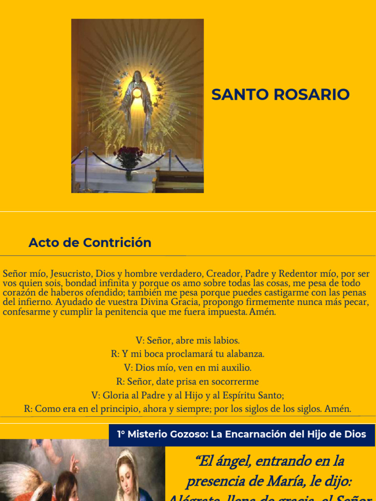 Rosario Lunes Y Sábado Pdf María Madre De Jesús Cristo Título
