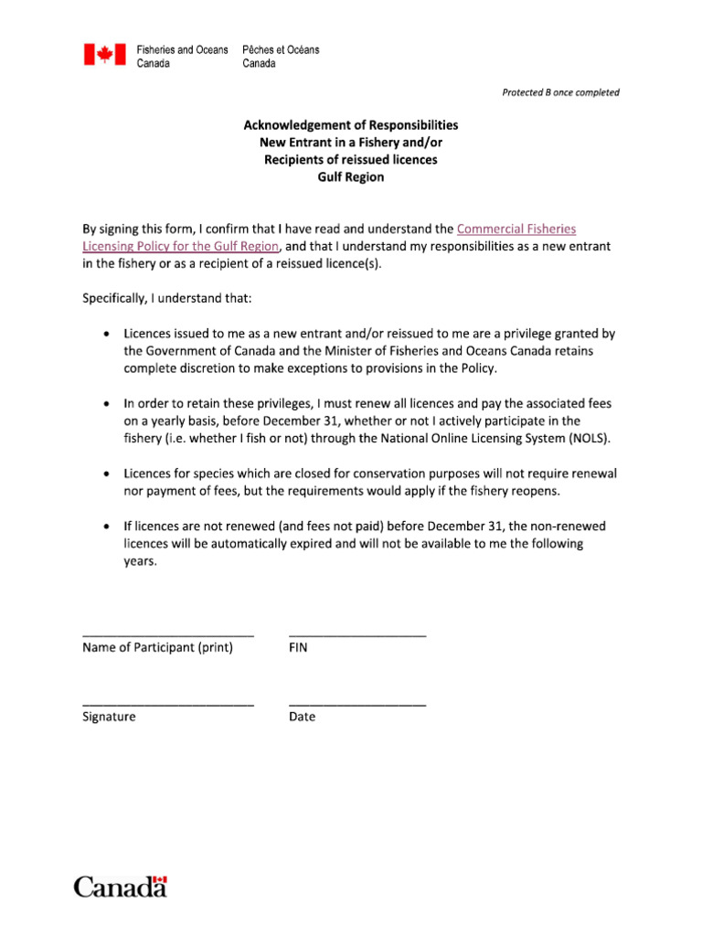 D - Acknowledgement of Responsibilities en | PDF